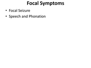 Approach to neurological disorders | PPTX