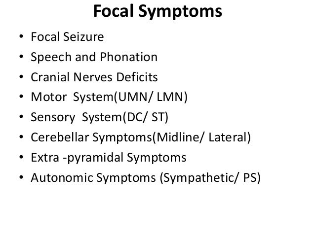 Approach to neurological disorders