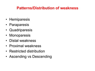 APPROACH TO NEUROLOGICAL WEAKNESS.pptx