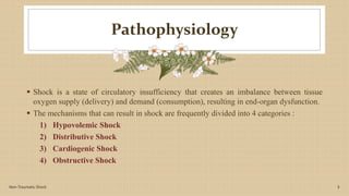 Approach to Non-Traumatic Shock in Emergency Setting | PPTX