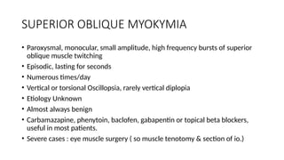 APPROACH TO NYSTAGMUS DIFFERENTIAL DIAGN | PPTX