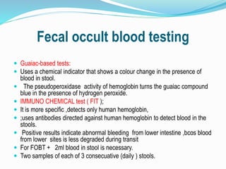 Approach to occult bleeding | PPTX