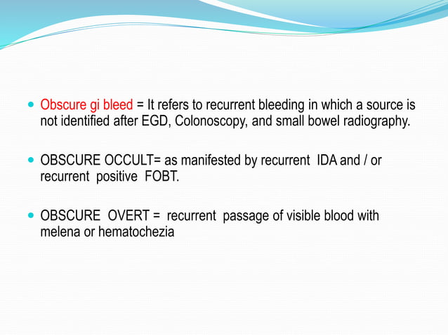 Approach to occult bleeding | PPTX | Blood Disorders | Diseases and ...