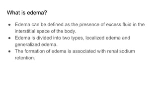 Approach to Oedema in Children.pdf | Blood Disorders | Diseases and ...