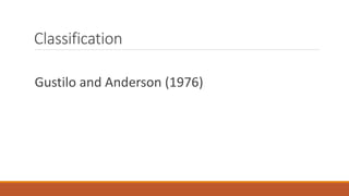Approach to open fractures | PPTX