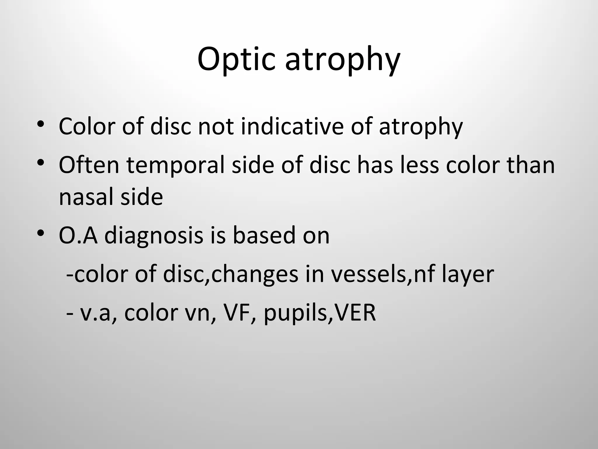 Approach to Disc Pallor and Automated Fields in Neuro-ophthalmology | PPT
