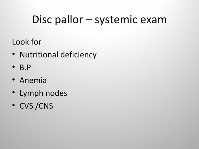 Approach to Disc Pallor and Automated Fields in Neuro-ophthalmology ...