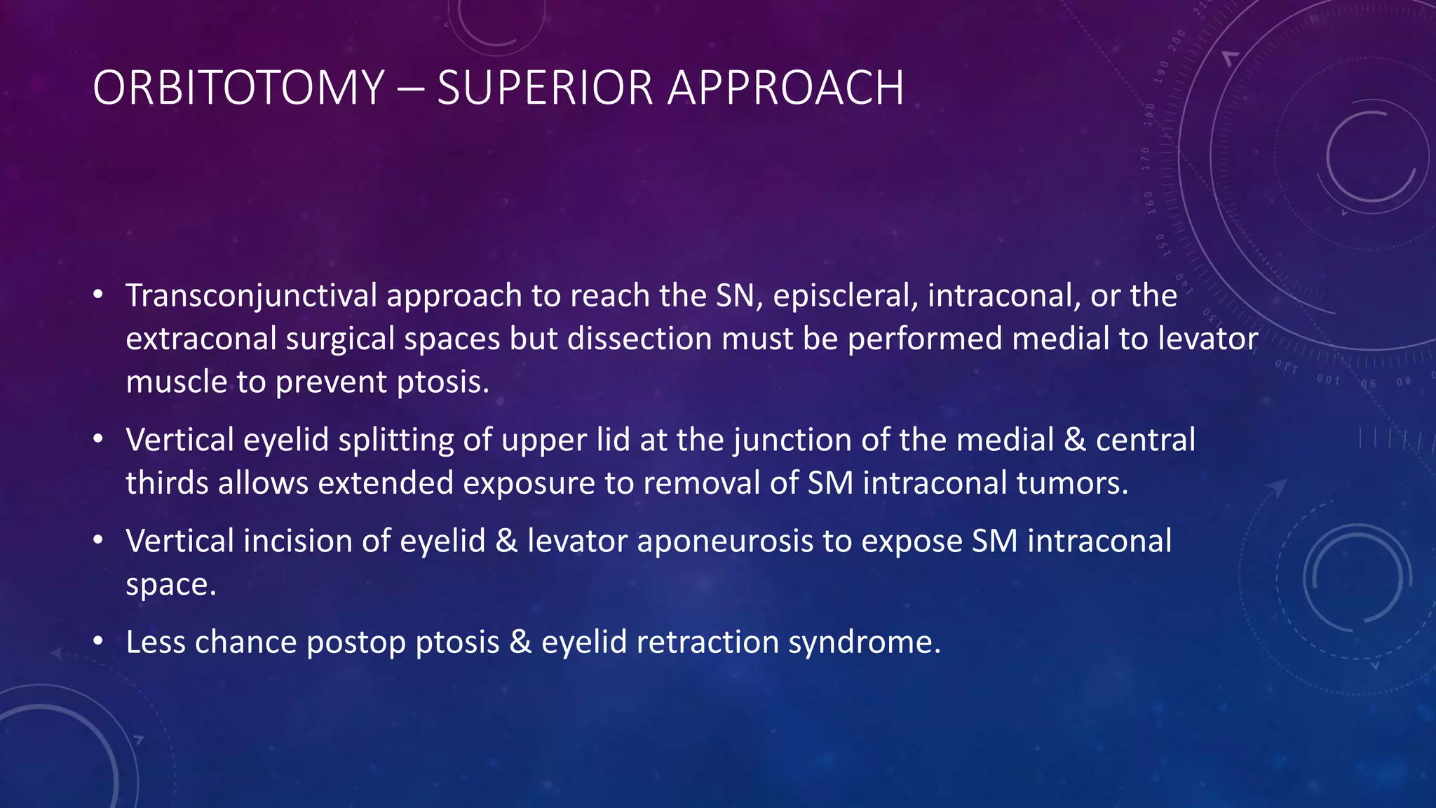 Approach to orbital surgery. | PPTX