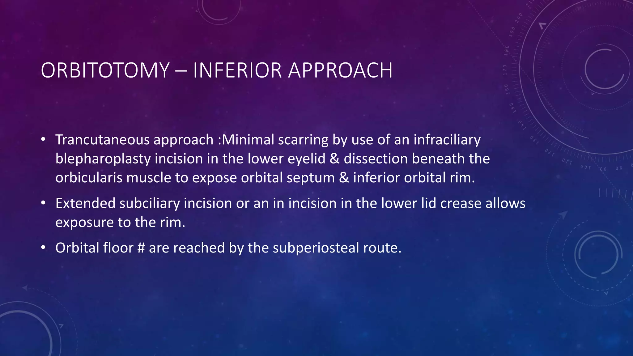 Approach to orbital surgery. | PPTX