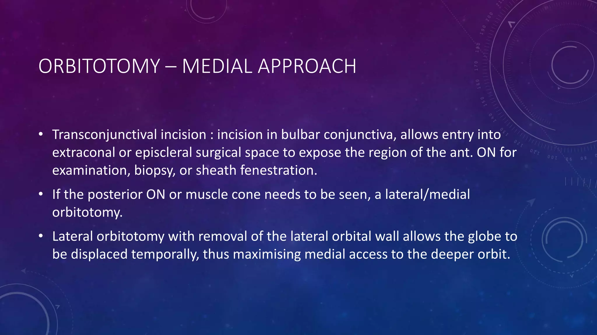 Approach to orbital surgery. | PPTX