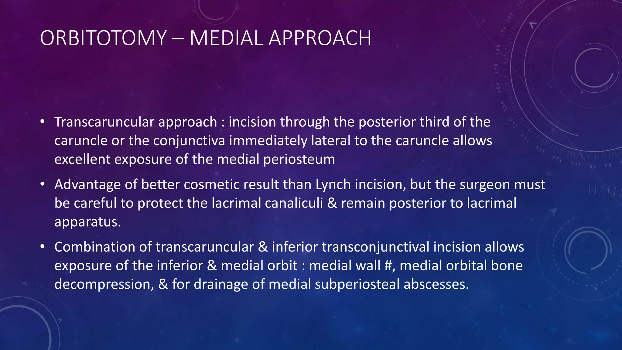 Approach to orbital surgery. | PPTX