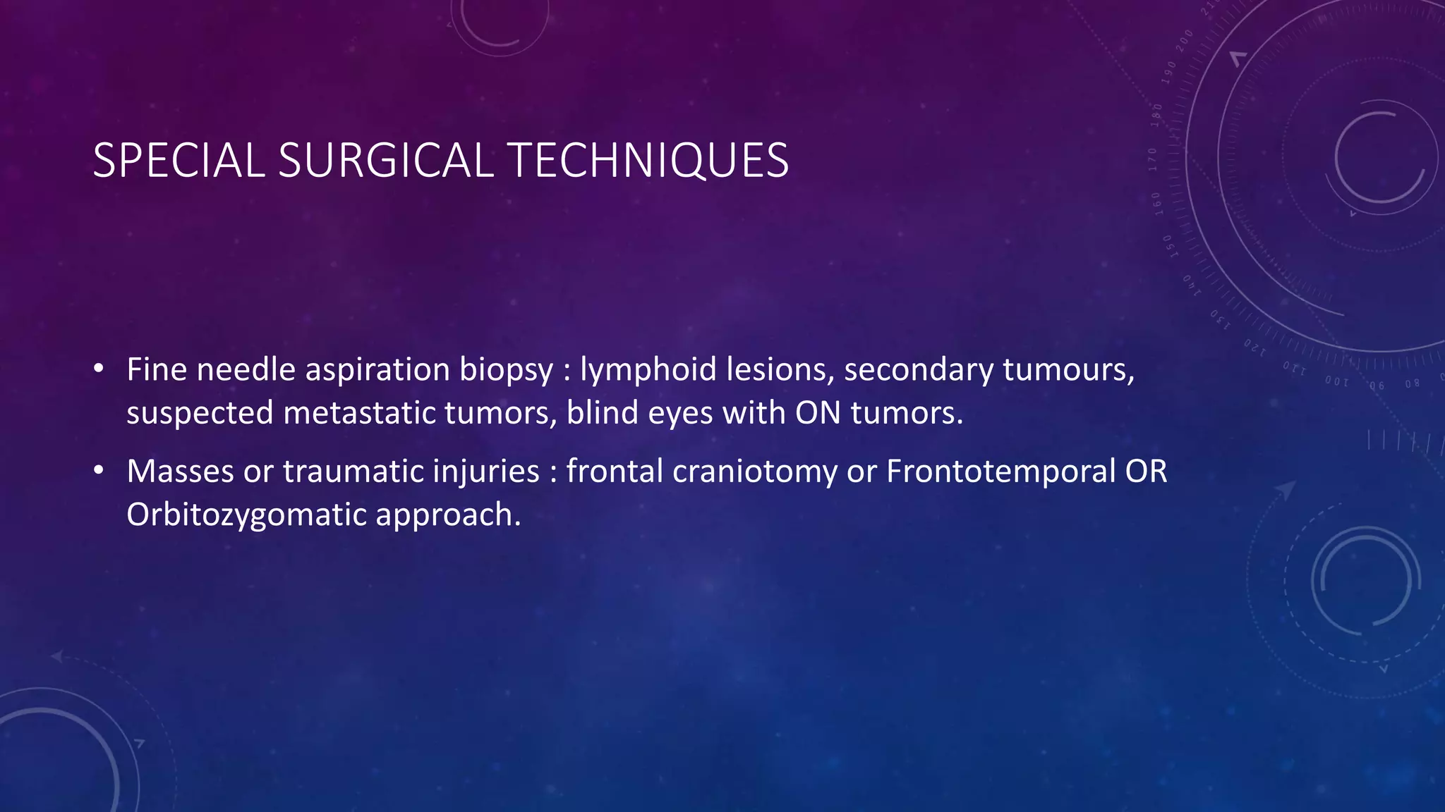 Approach to orbital surgery. | PPTX