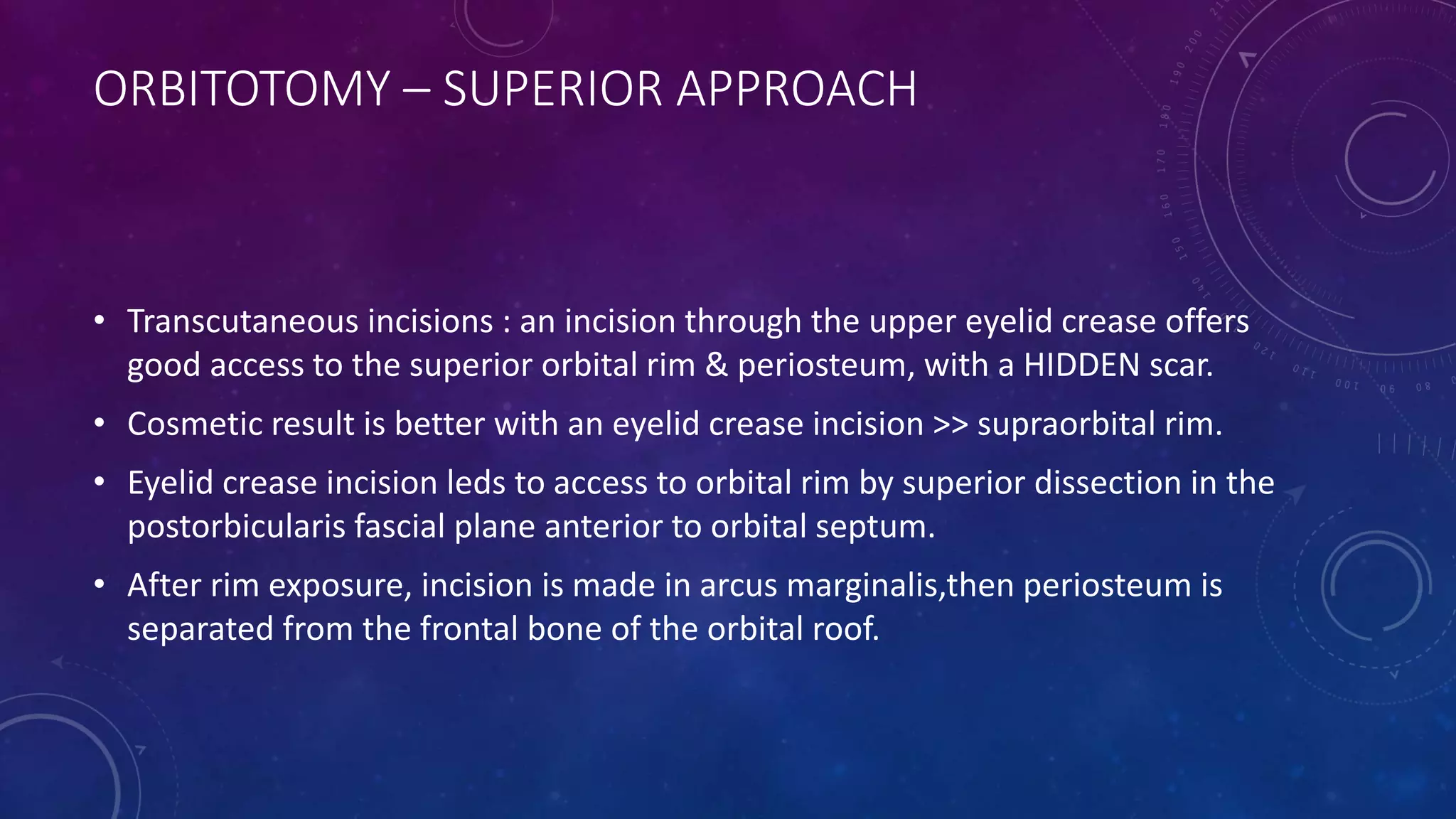 Approach to orbital surgery. | PPTX
