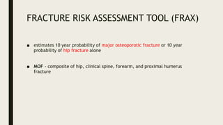 APPROACH TO OSTEOPOROSIS | PPTX