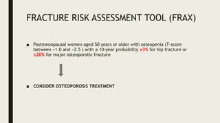 APPROACH TO OSTEOPOROSIS | PPTX