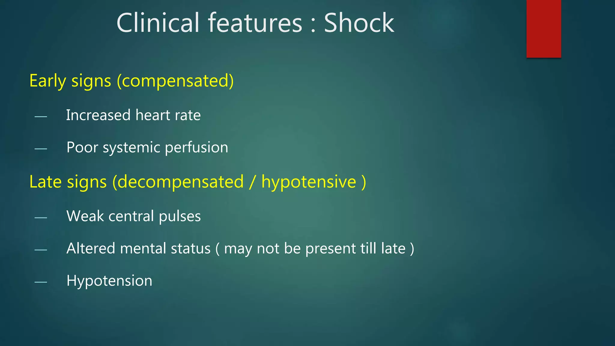 Approach to paediatric shock dr jason | PPTX | Heart and Cardiovascular ...