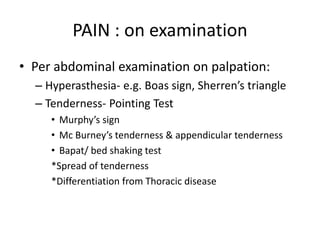 Approach to pain abdomen | PPTX