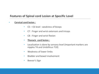 Approach to a case of paraparesis .pptx