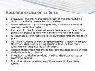 Approach to parkinsonism | PPTX
