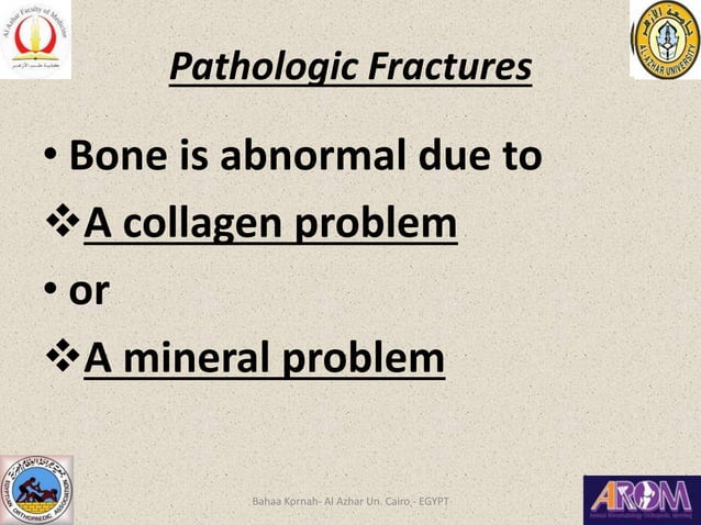 Approach to pathologic fractures in children | PPT
