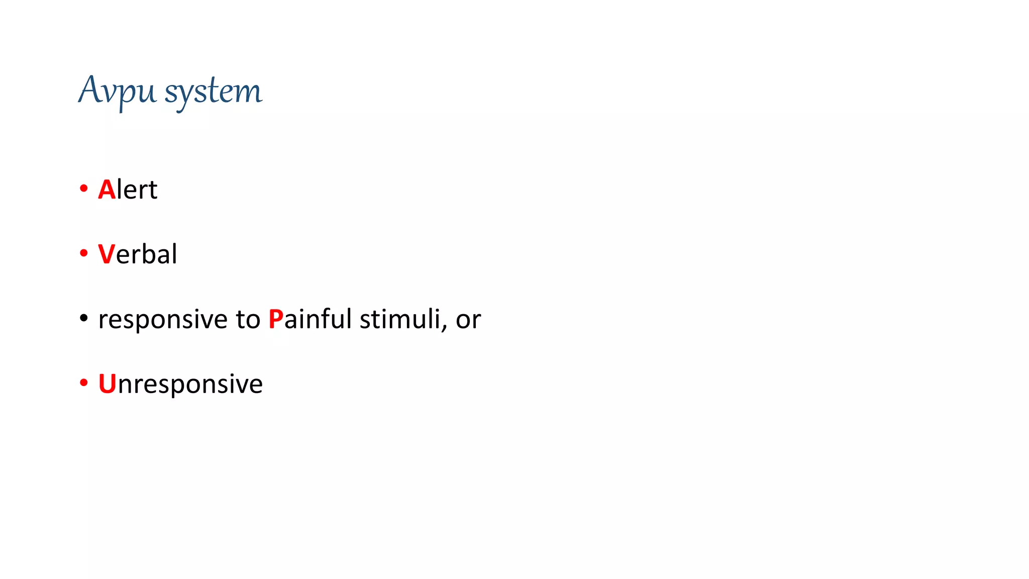 Approach to patient with altered sensorium | PPTX