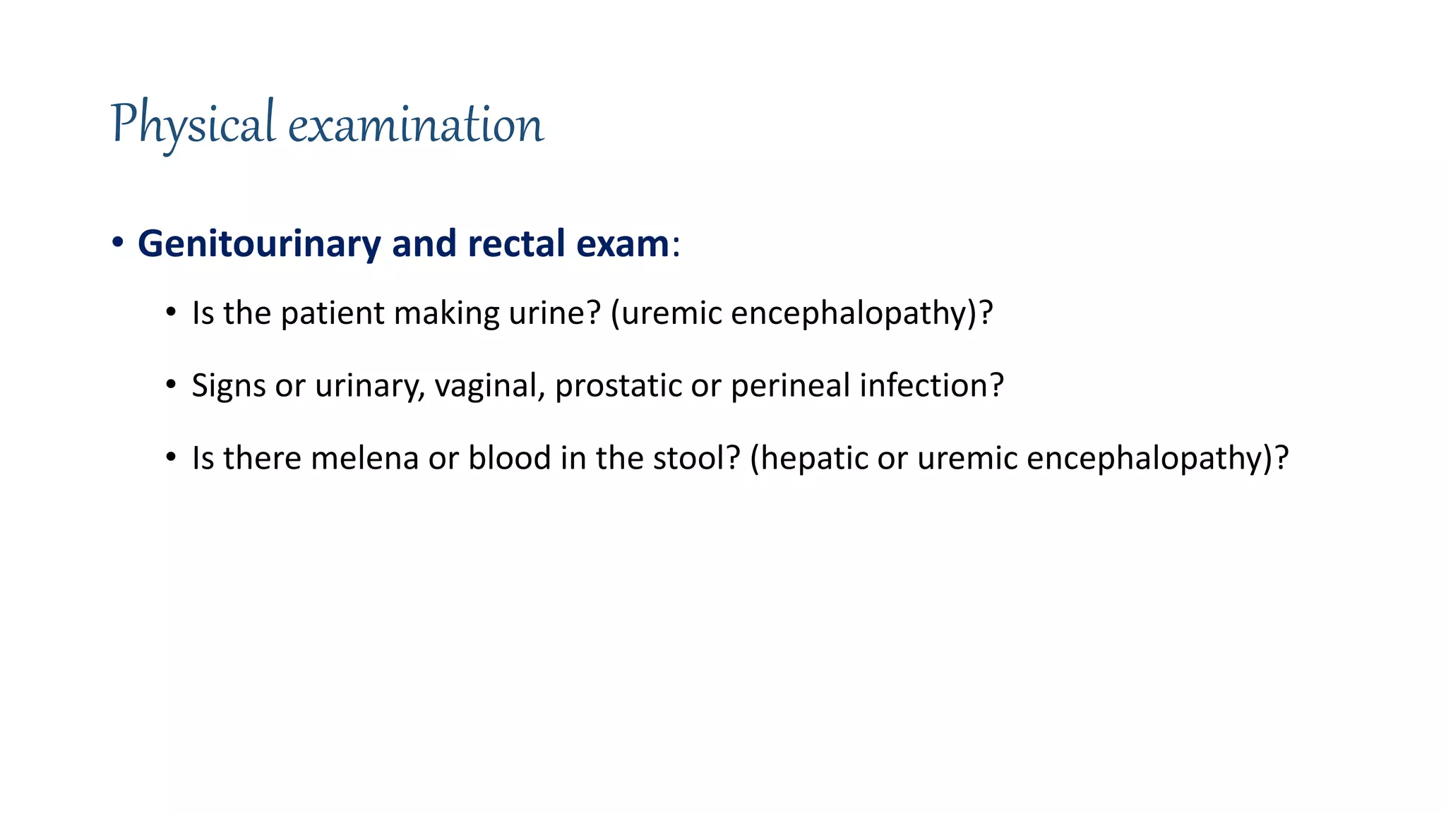 Approach to patient with altered sensorium | PPTX