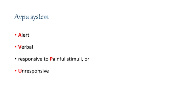 Approach to patient with altered sensorium | PPTX | Brain and Nervous ...