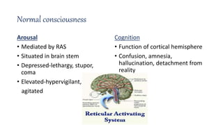 Approach to patient with altered sensorium | PPTX