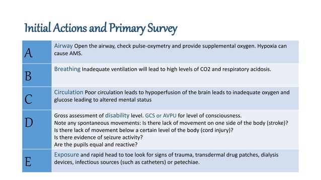 Approach to patient with altered sensorium | PPTX | Brain and Nervous ...