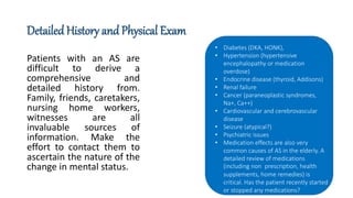 Approach to patient with altered sensorium | PPTX