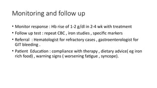 approach to patient with anemia internal medicine | PPTX