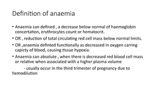 approach to patient with anemia internal medicine | PPTX