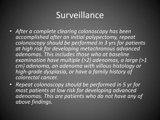Colorectal Polyp - Management | PPT