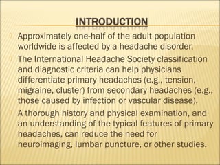 Approach to patient_with_headache_in_ed | PPT