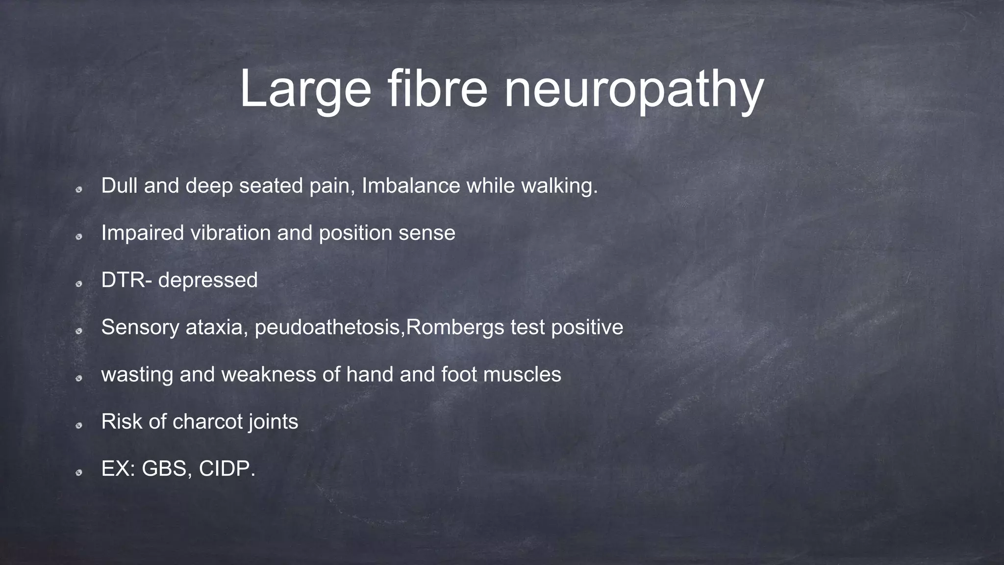 Approach to patient with peripheral neuropathy | PPTX