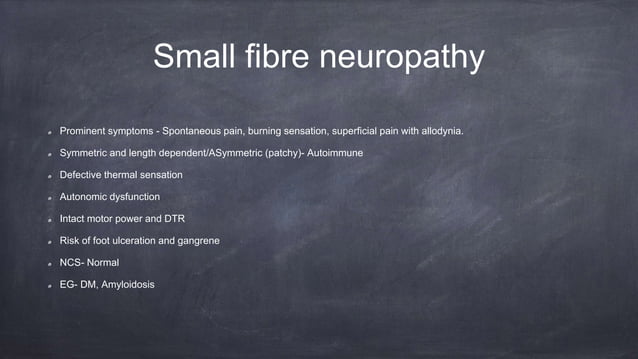 Approach to patient with peripheral neuropathy | PPT
