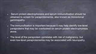 Approach to patient with peripheral neuropathy | PPTX