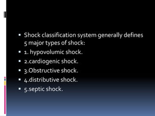 Approach to child with shock | PPTX | First Aid | Injuries