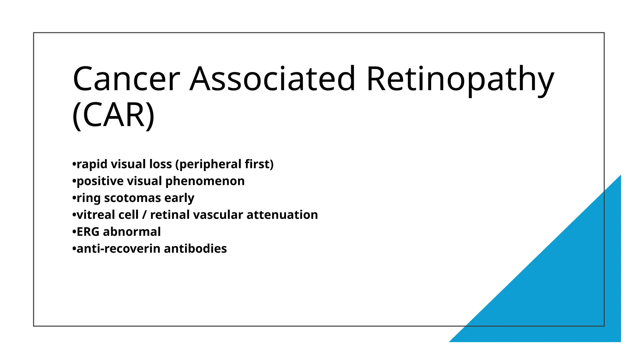 approach to patient with unexplained visual loss | PPTX