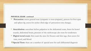 Approach to pediatric abdominal pain | PPTX
