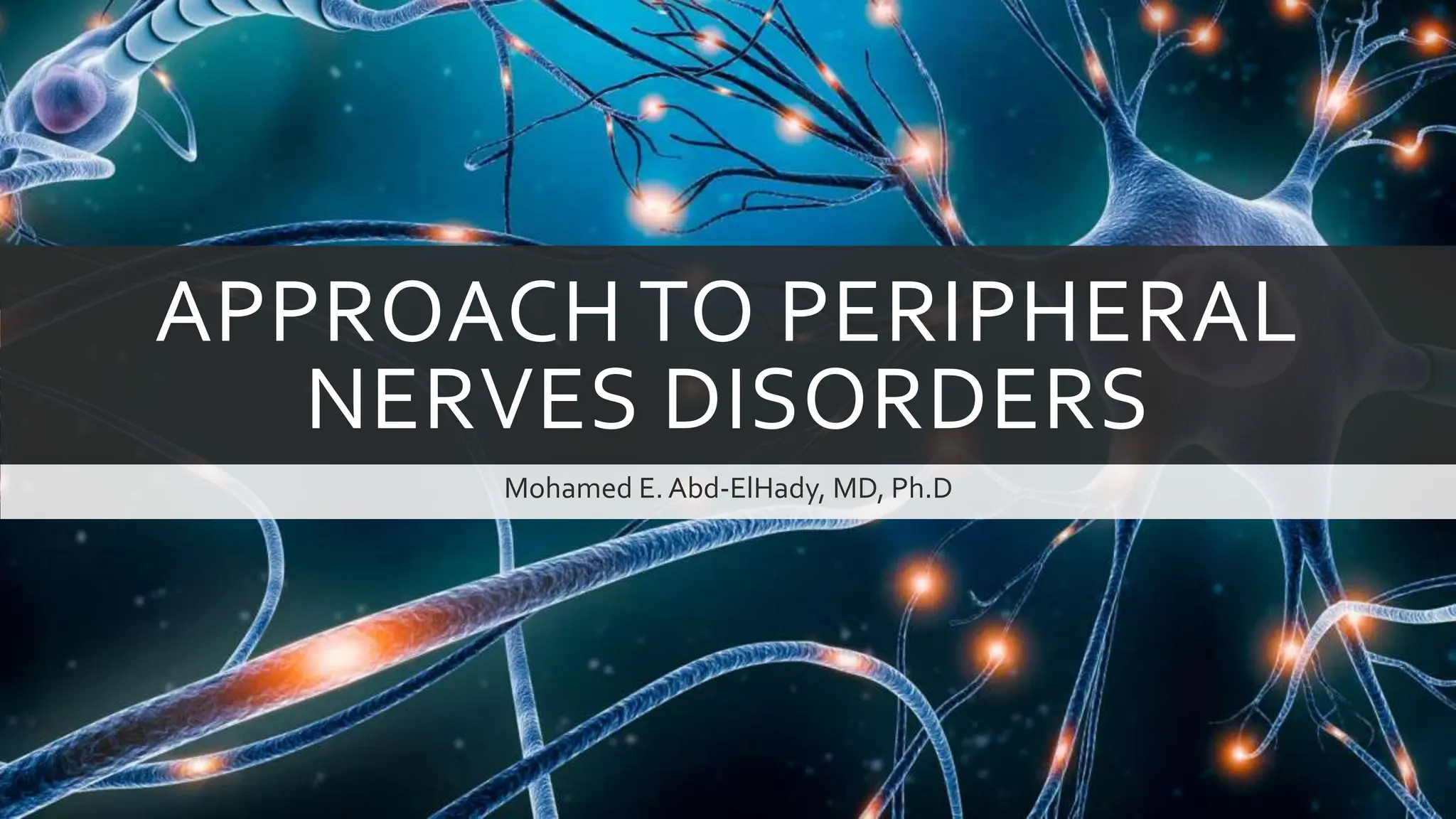Comprehensive approach to peripheral nerves disorders | PPTX