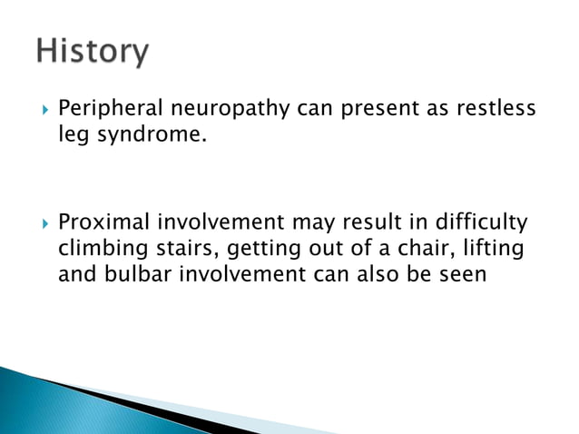 Approach to peripheral neuropathy | PPTX