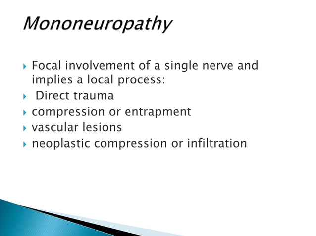 Approach to peripheral neuropathy | PPTX