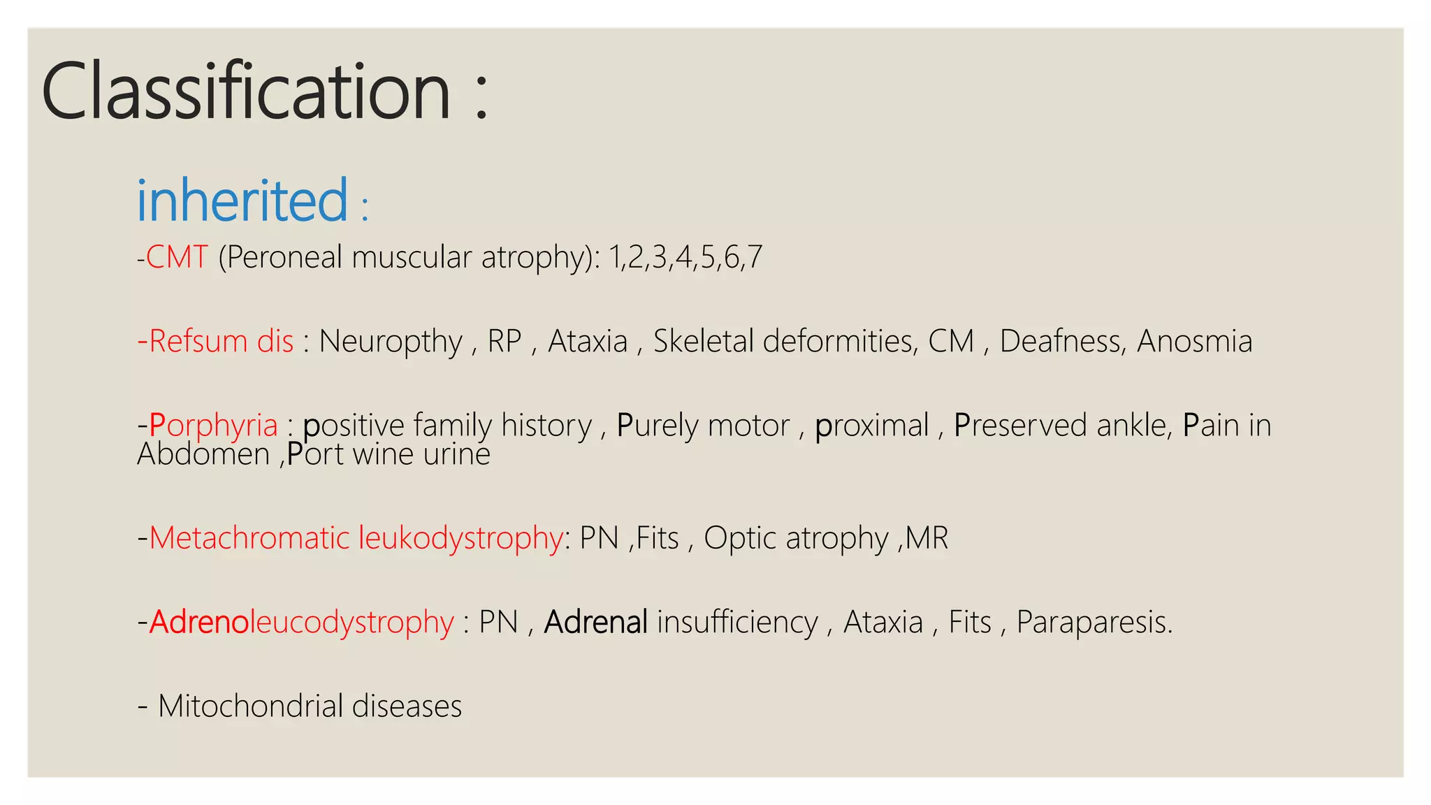 Approach to peripheral neuropathy | PPTX | Brain and Nervous System ...