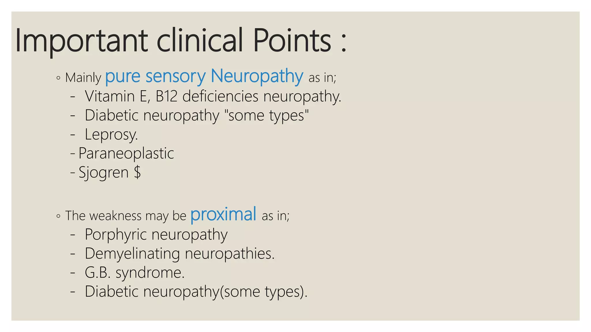 Approach to peripheral neuropathy | PPTX | Brain and Nervous System ...