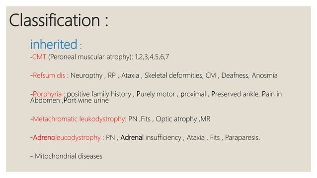 Approach to peripheral neuropathy | PPTX | Brain and Nervous System ...