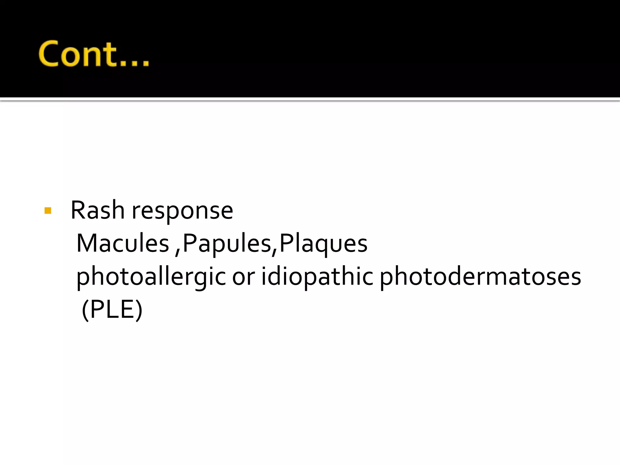 Approach to photodermatoses | PPTX