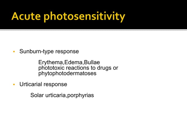 Approach to photodermatoses | PPTX
