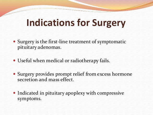 Approach To Pituitary Tumours