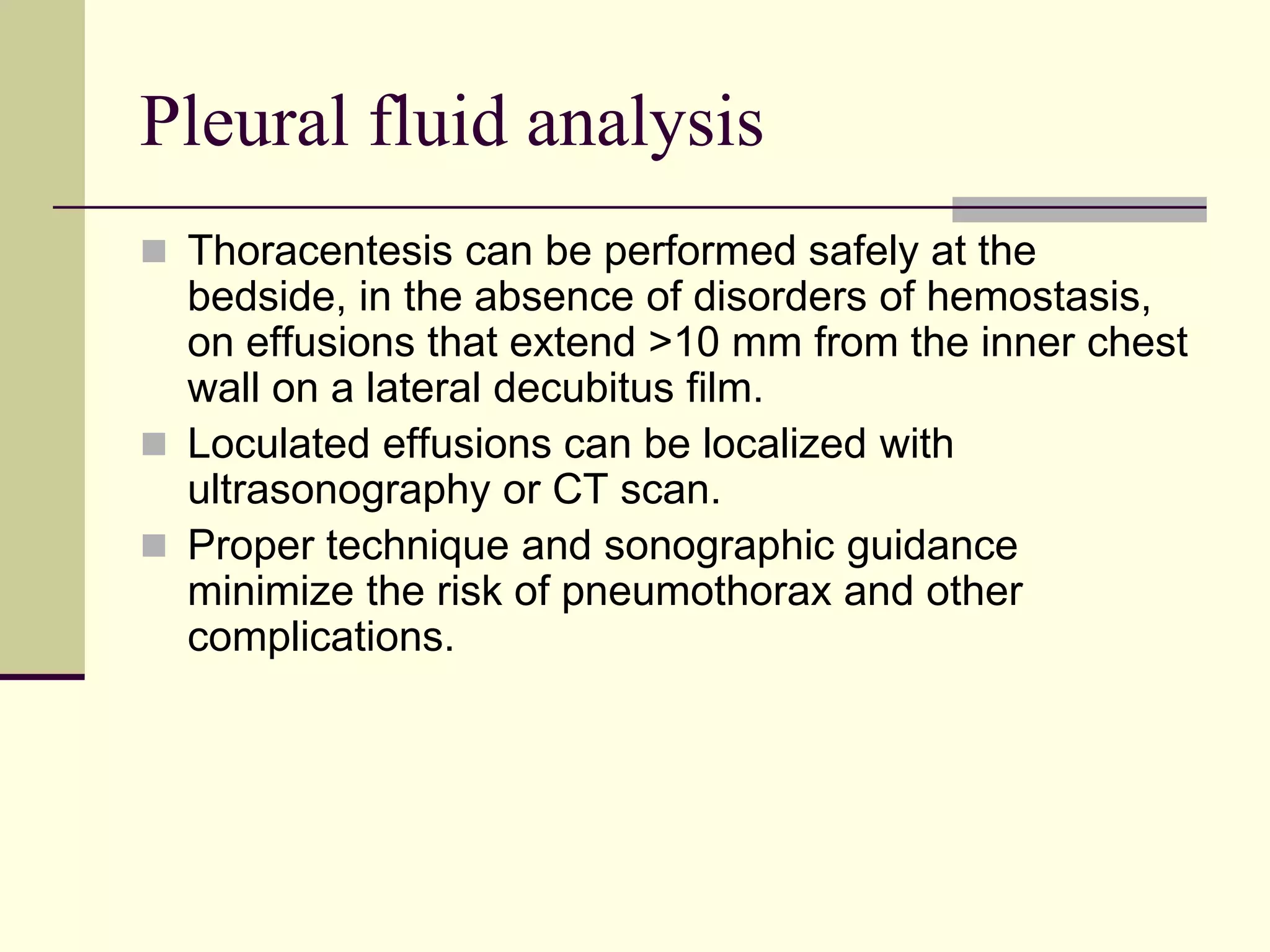Approach to pleural effusion | PPSX
